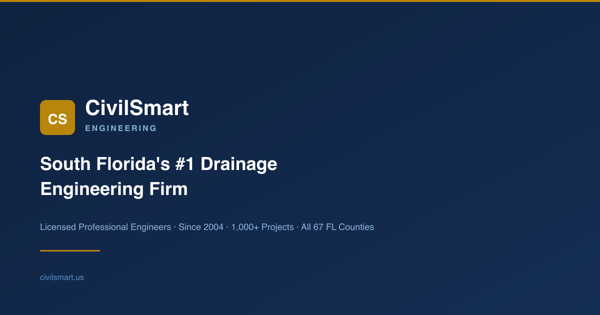 SFWMD ERP Permit Guide | Environmental Resource Permit Process | CivilSmart